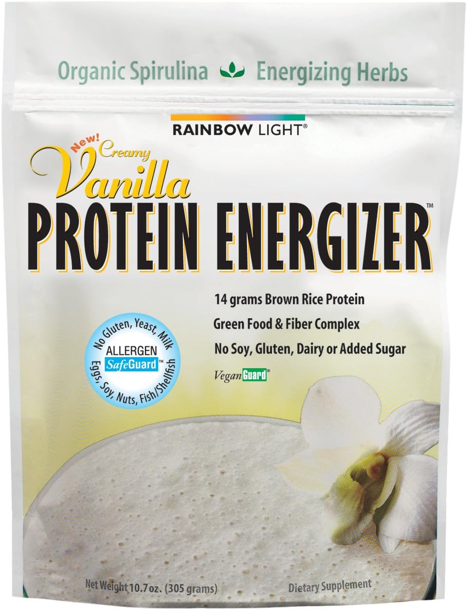 Rainbow Light Protein Energizer Food-Based Dietary Supplement Powder ...