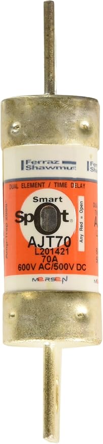 AJT70 Mersen Time-Delay 70 AMP Fuse 600V AJT - Amazon.com