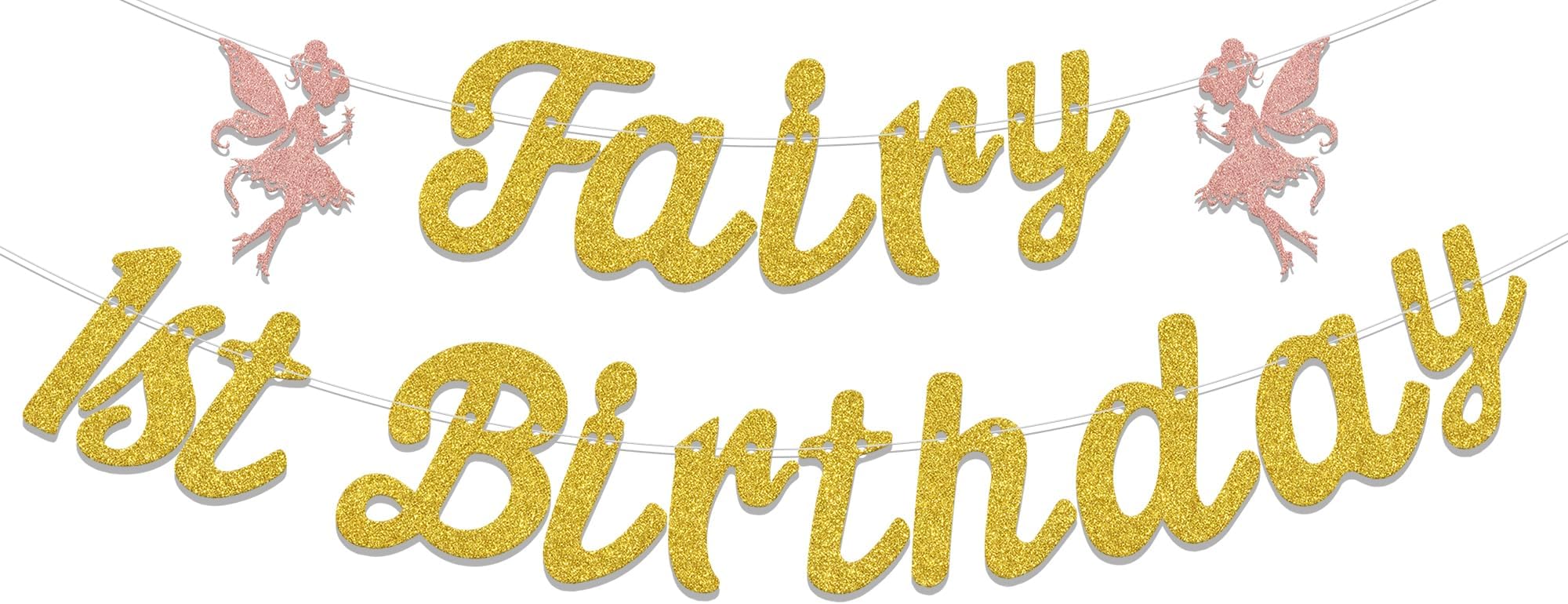 Amazon.com: Fairy 1st birthday high chair banner - tinkerbell/Fairy 1st ...
