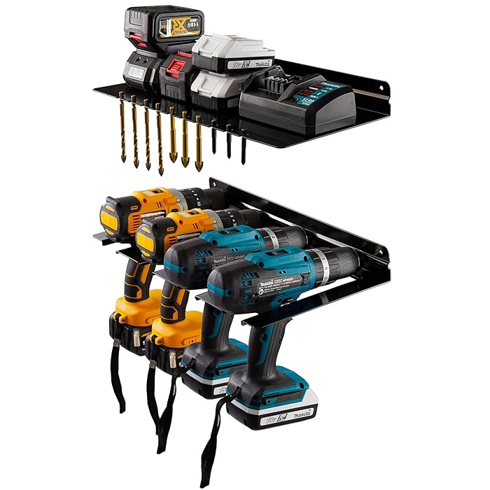 Buy Power Tool Organizer, Drill Holder, Drill Charging Station With ...