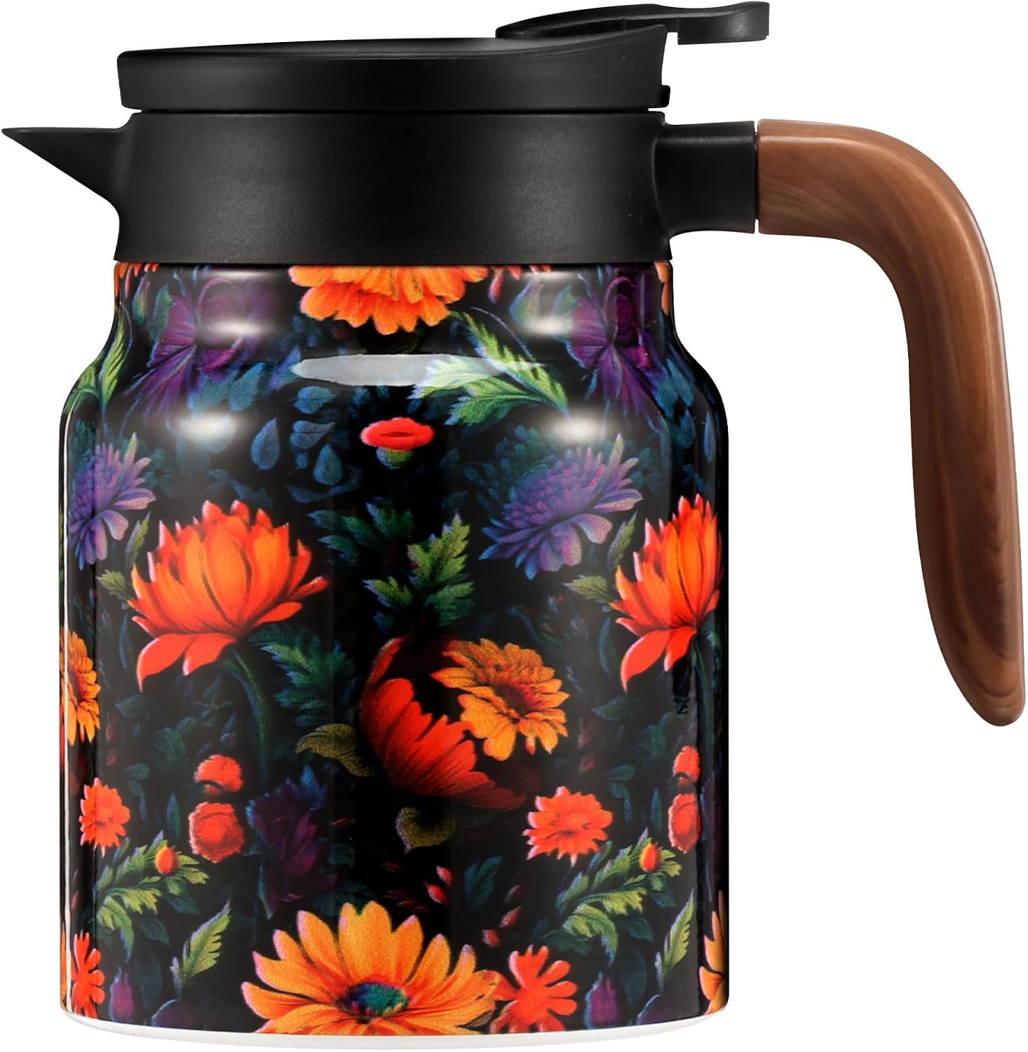 Amazon.com | Hevtsde Thermal Teapot Stainless Steel Insulated Tea Pot ...