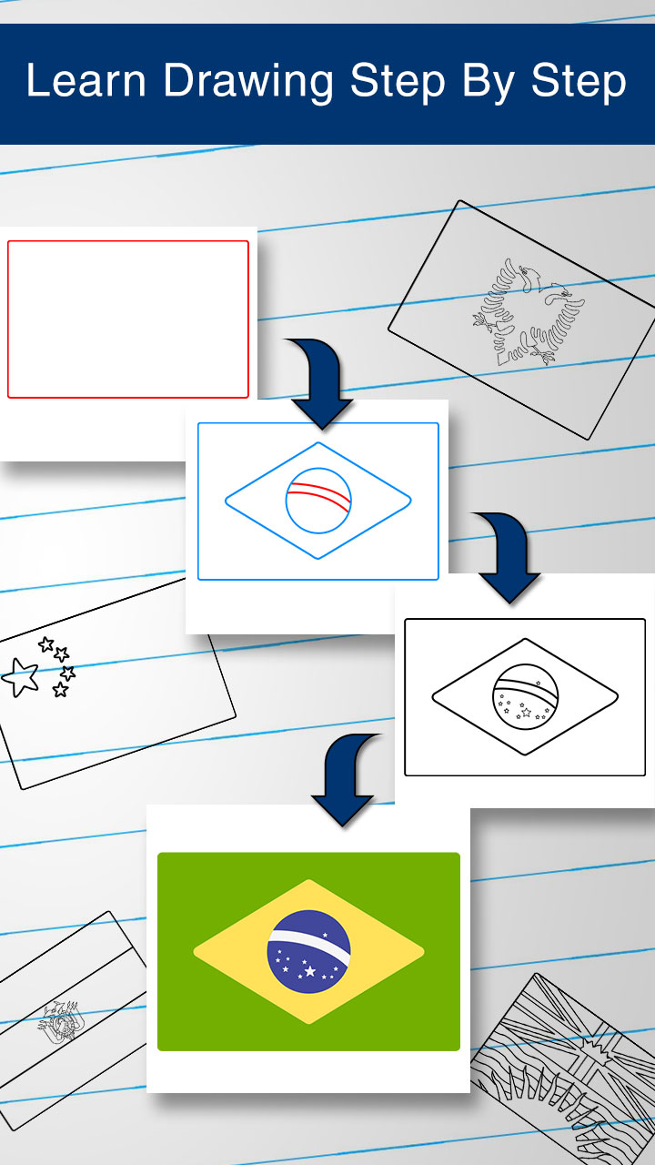 How to Draw Country Flags - App on Amazon Appstore