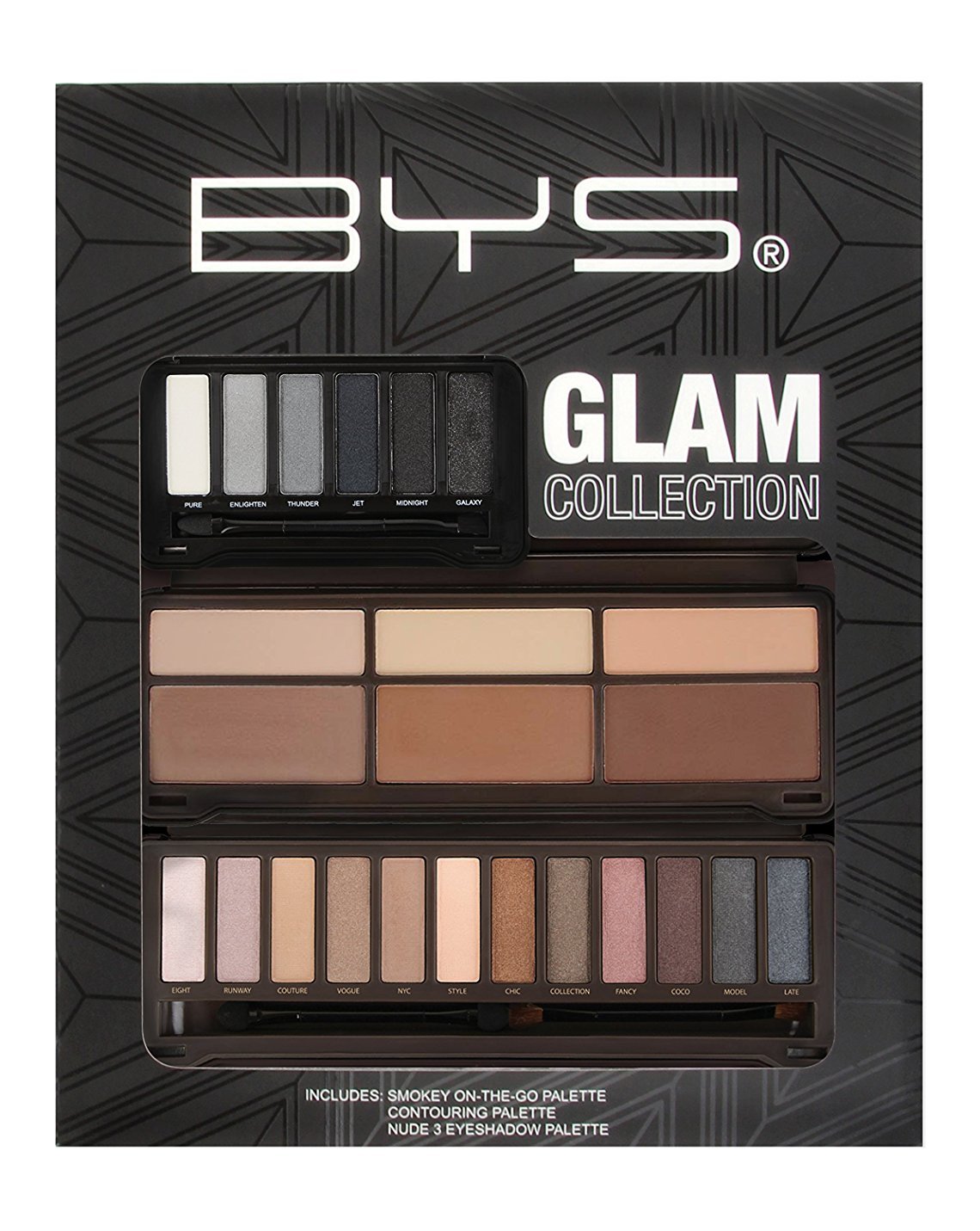 Amazon.com : BYS Glam Collection with Smokey Eye palette, Contouring ...
