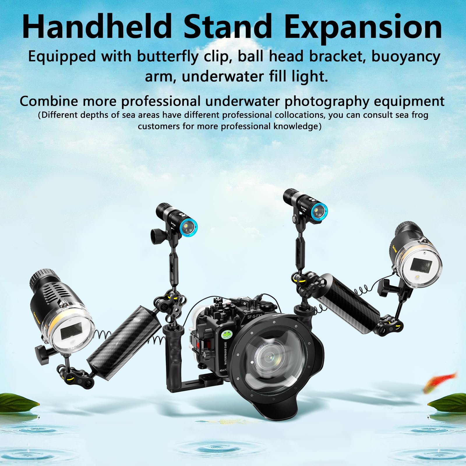 Underwater Photography Equipment DiveRig4 | Underwater Camera Rig