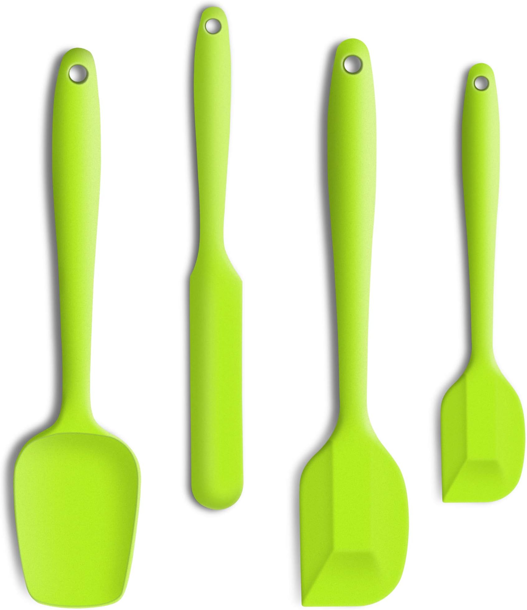 Amazon.com: 4 Piece Silicone Spatula Set, Flexible Heat Resistant Non ...