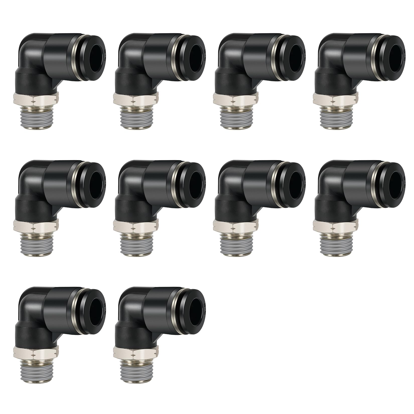 Snapklik.com : HOFUJNG 2pcs 3/8"OD X 1/4"NPT Male Elbow Push Connect ...