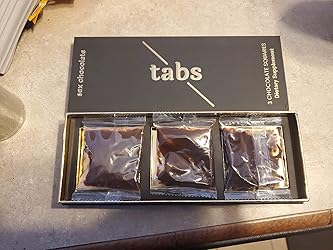 Amazon.com : Tabs Chocolate Squares for Couples (1 Box) - Dark ...