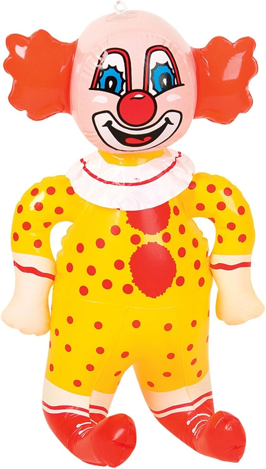 Amazon.com: Inflatable Polka Dot Clowns (1 dz) : Toys & Games