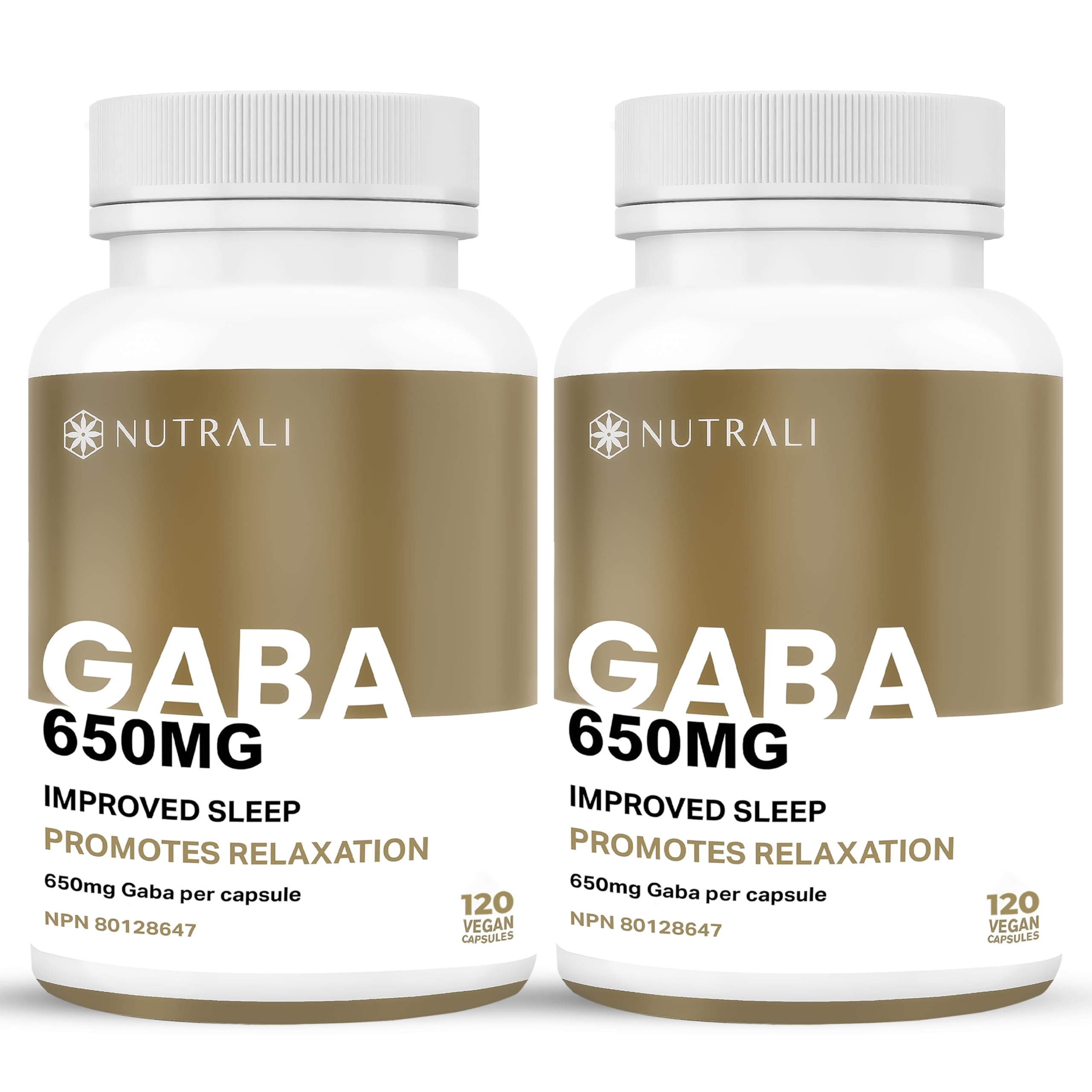 HIGHEST POTENCY 650mg GABA (Gamma-Aminobutyric Acid) Supplement ...