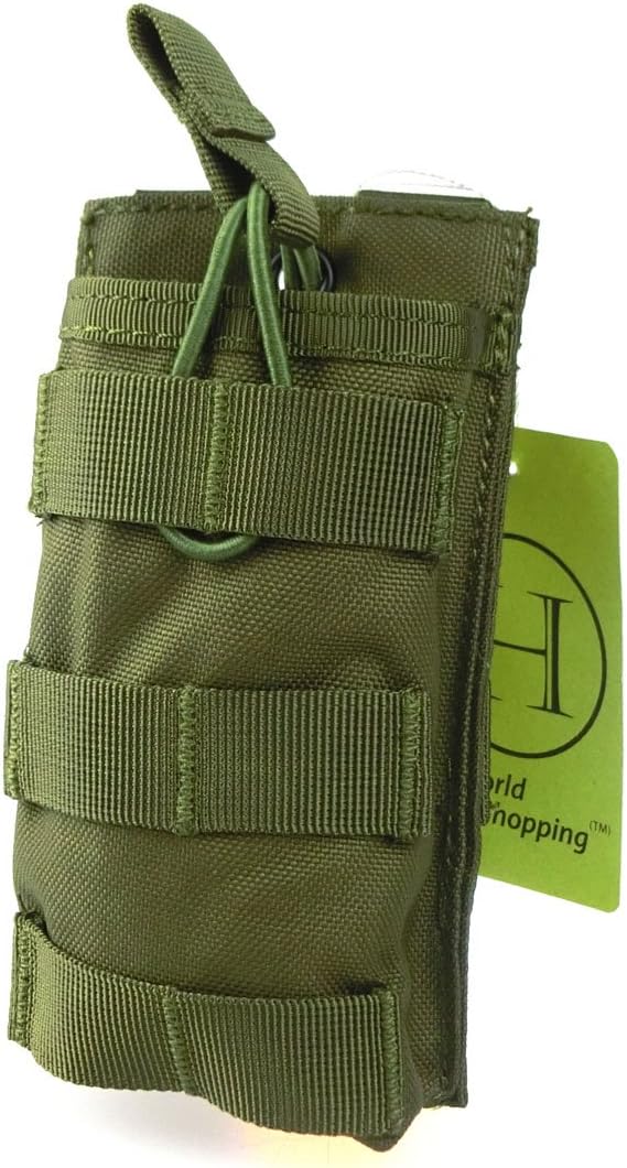 Amazon.com : HANSTRONG GEAR Tactical Molle M4 M16 AR15 Magazine Pouch ...
