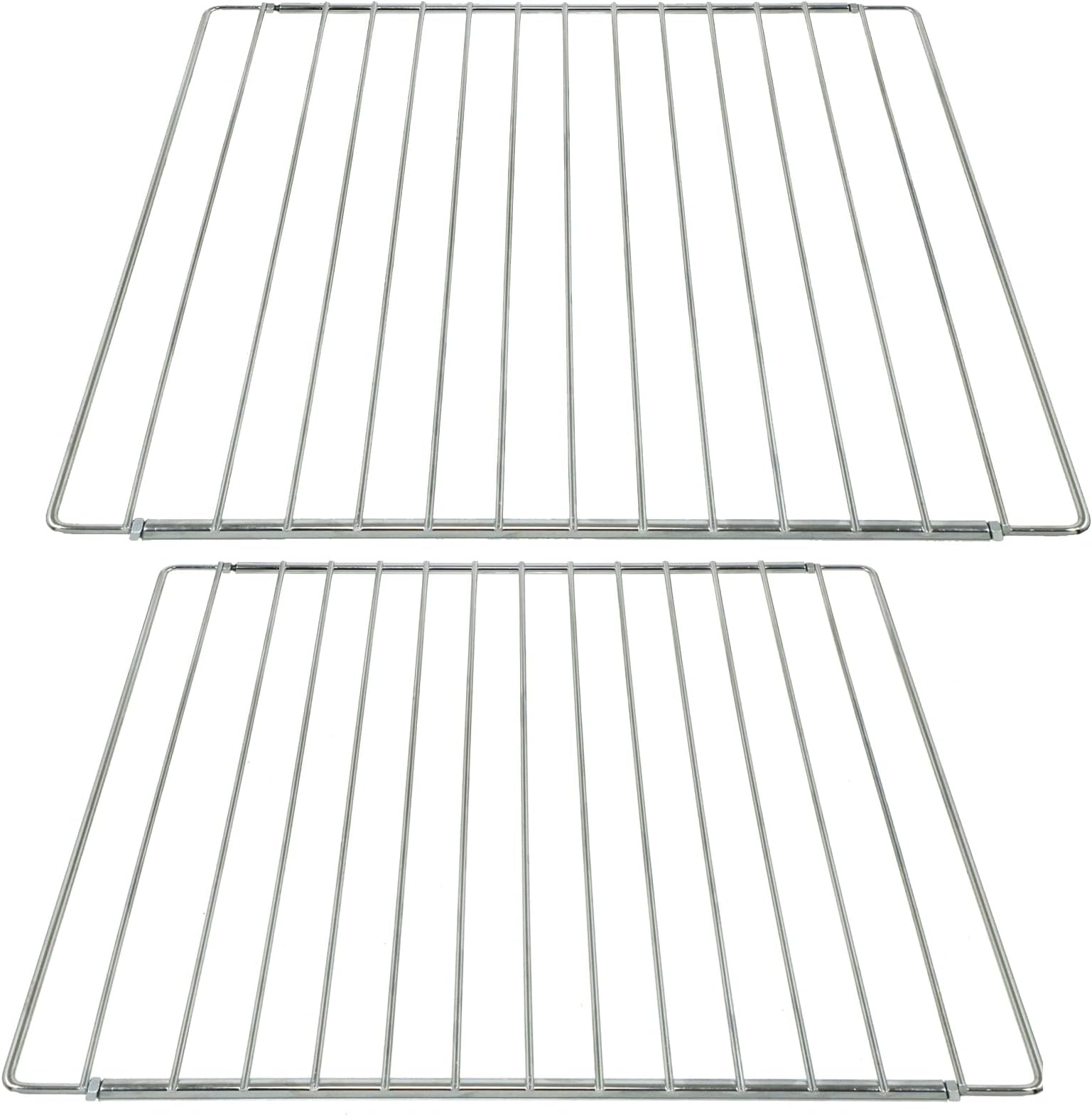 Qualtex 2 Pack of Universal Oven Cooker Shelves Rack Grid Adjustable ...