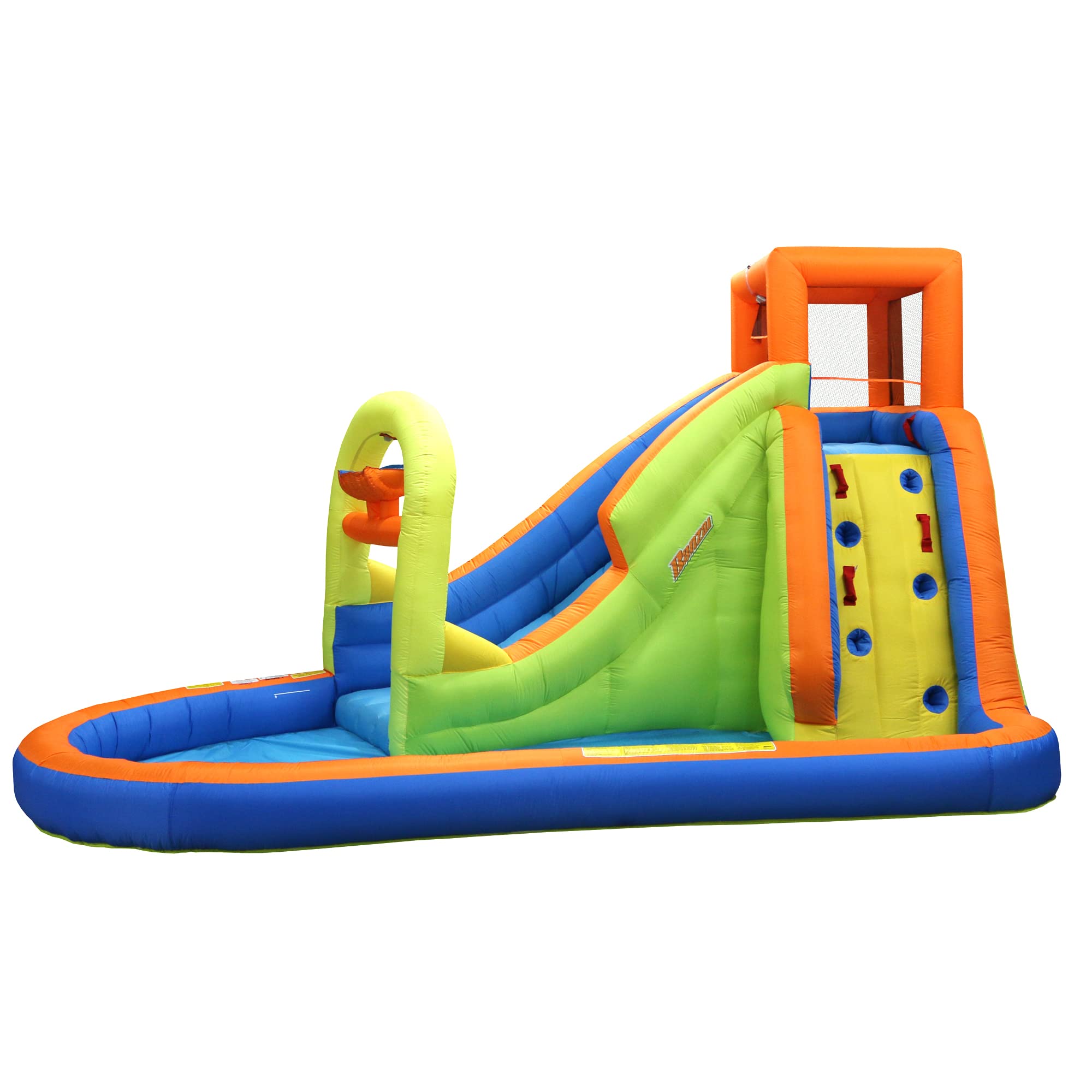 BANZAI Plummet Falls Adventure Slide Length 14 Ft 4 In Width 9 Ft 6