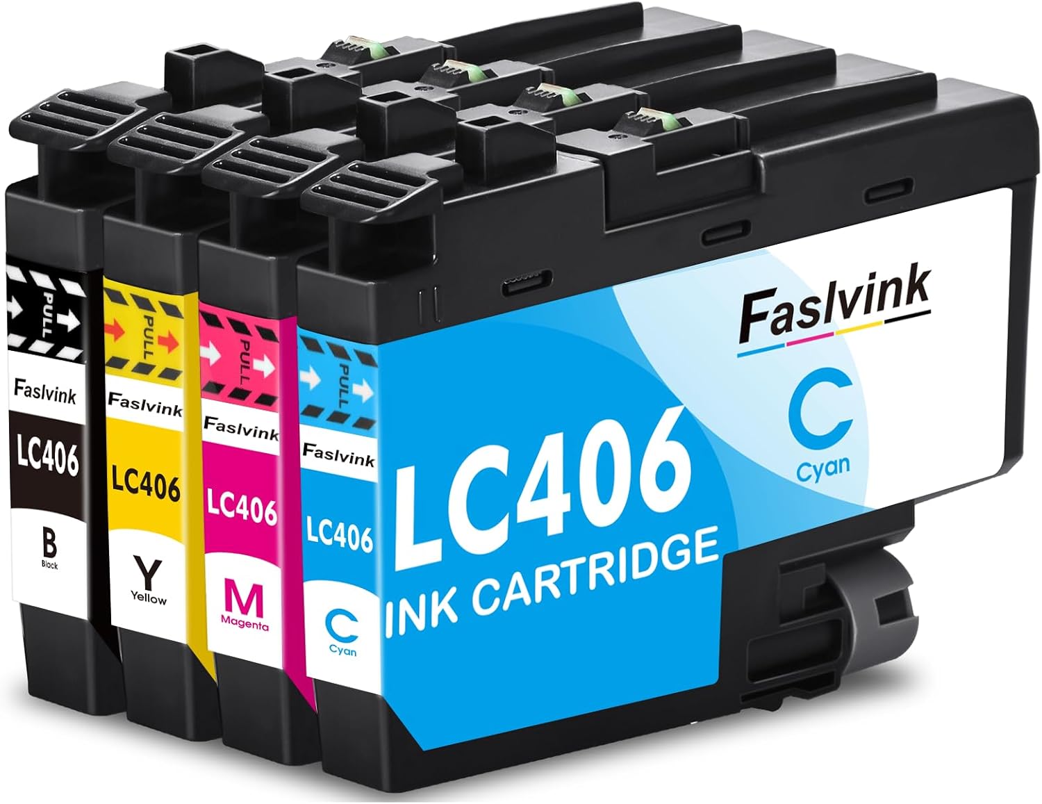 Amazon.com: Faslvink LC406 High Yield Ink Cartridge Compatible LC406 ...