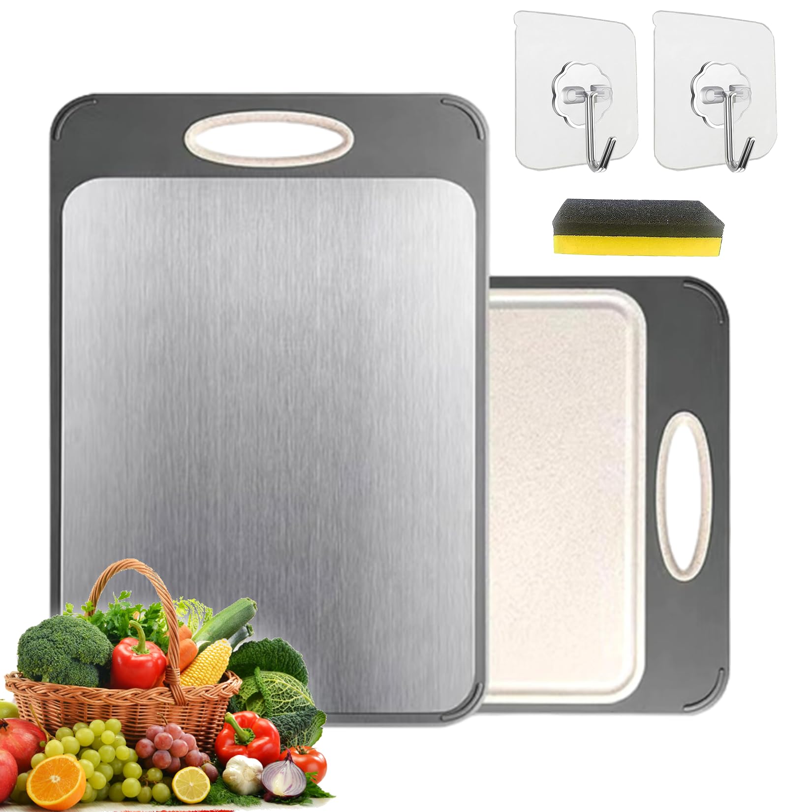 Amazon.com: The Steel Board, My Steel Cutting Board, Stainless Steel ...
