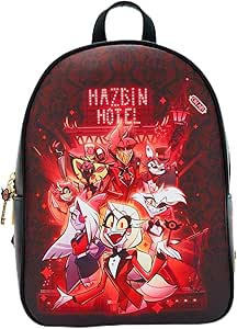 Amazon.com | Hot Topic Hazbin Hotel Group Mini Backpack – Stylish ...
