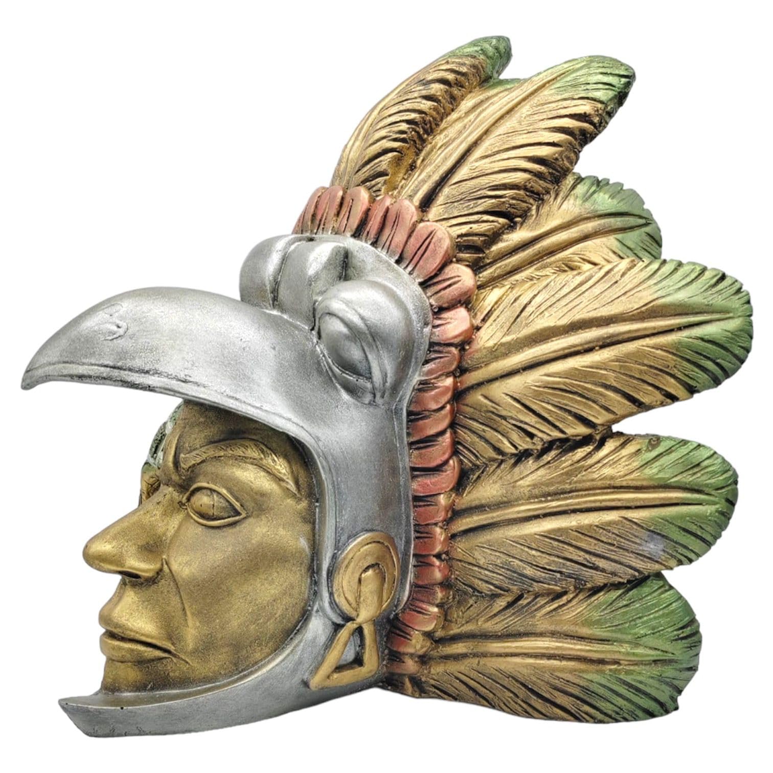 Aztec Warrior Skull Face