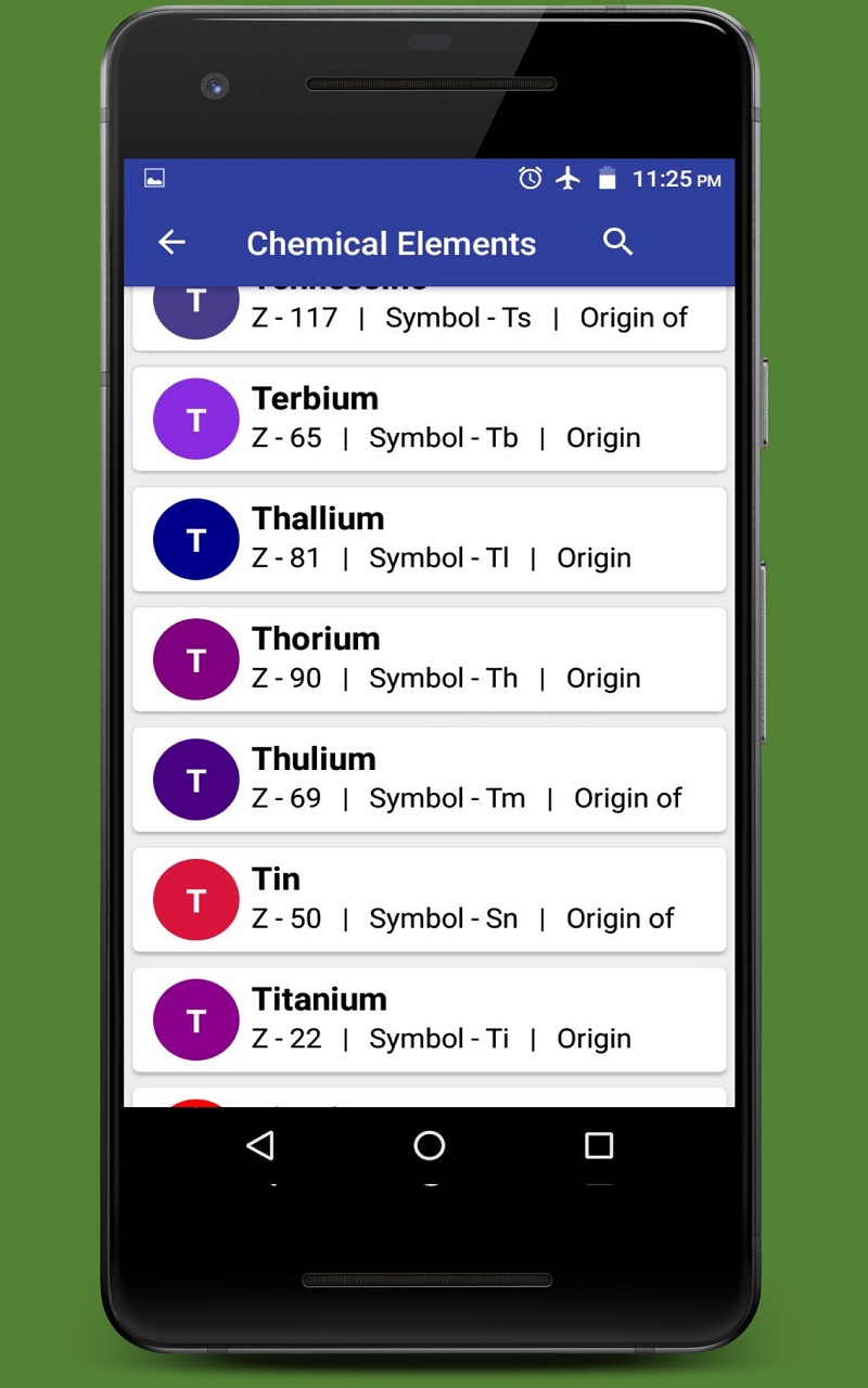 Chemical Elements / Periodic Table - App on Amazon Appstore