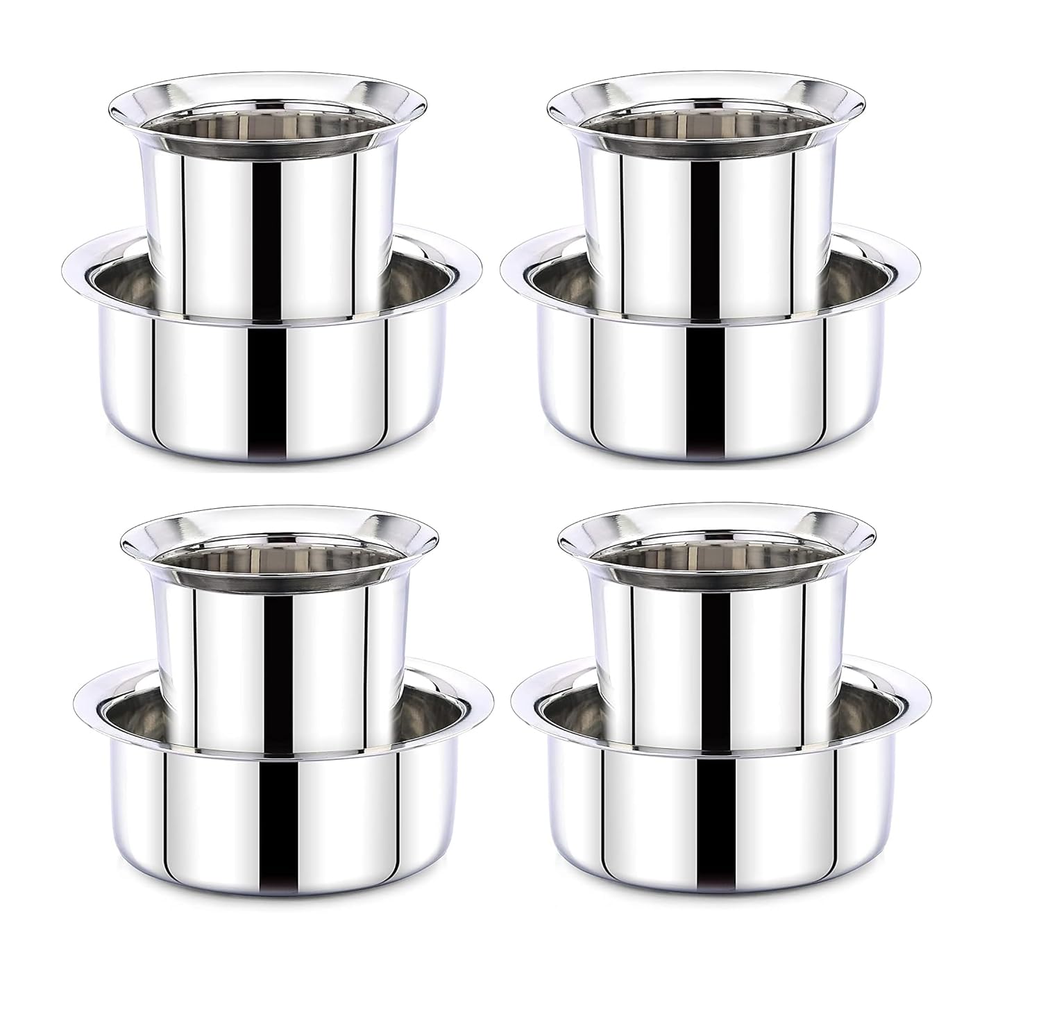 Buy PRINA E-SHOP Stainless Steel Traditional Dabara Set/Coffee Dabara ...