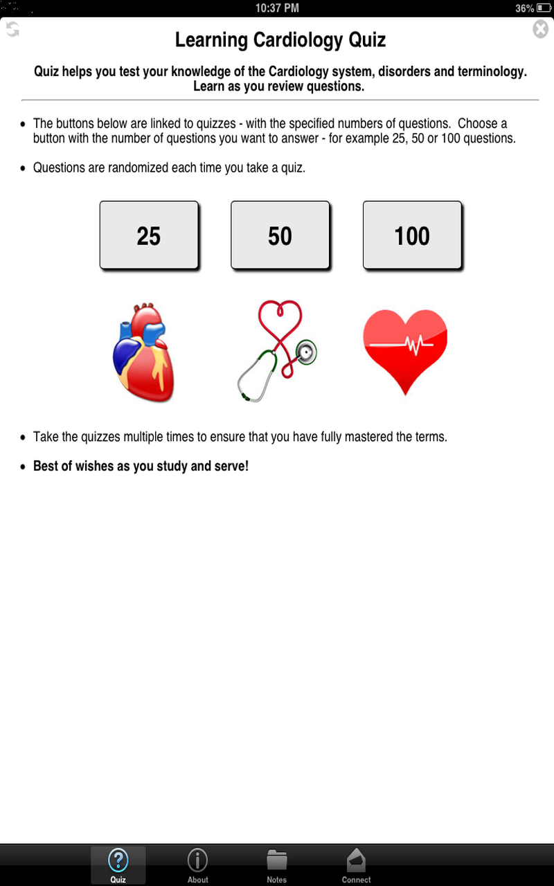 Learning Cardiology Quiz:Amazon.com:Appstore for Android