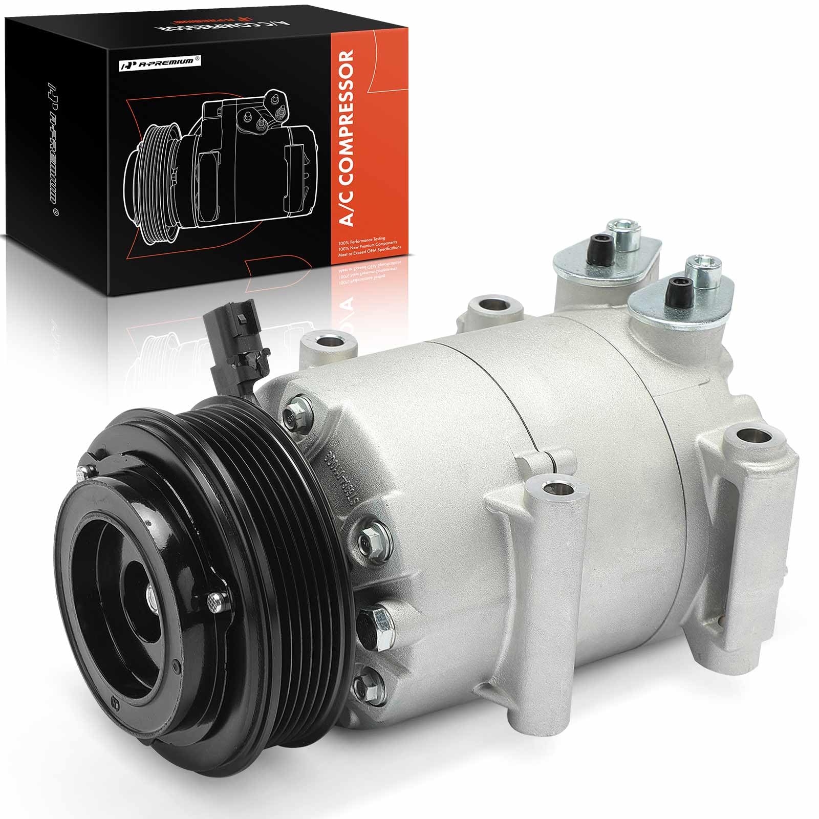 A-Premium Air Conditioner AC Compressor with Clutch Compatible with ...