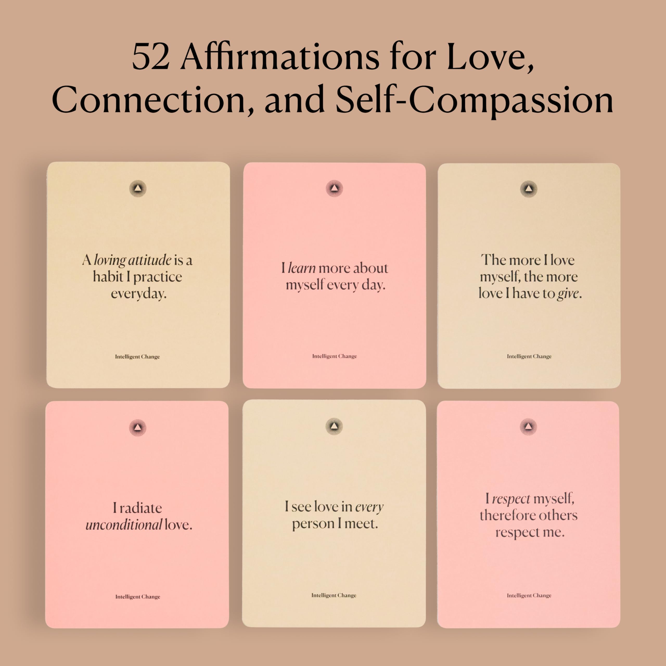 Snapklik.com : Intelligent Change 52 Mindful Affirmation Cards For Love ...