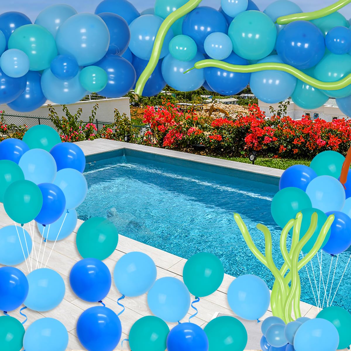 Ocean Balloon Decoration Ideas Amazon.com: PageebO Ocean Animals