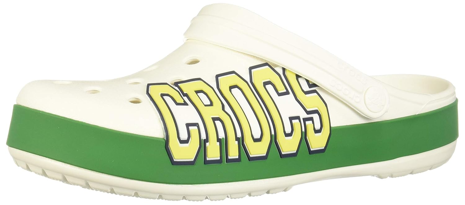 Buy Crocs Unisex Crocband Logo Clog White Clogs-M7W9(205568-10E-M7W9 ...