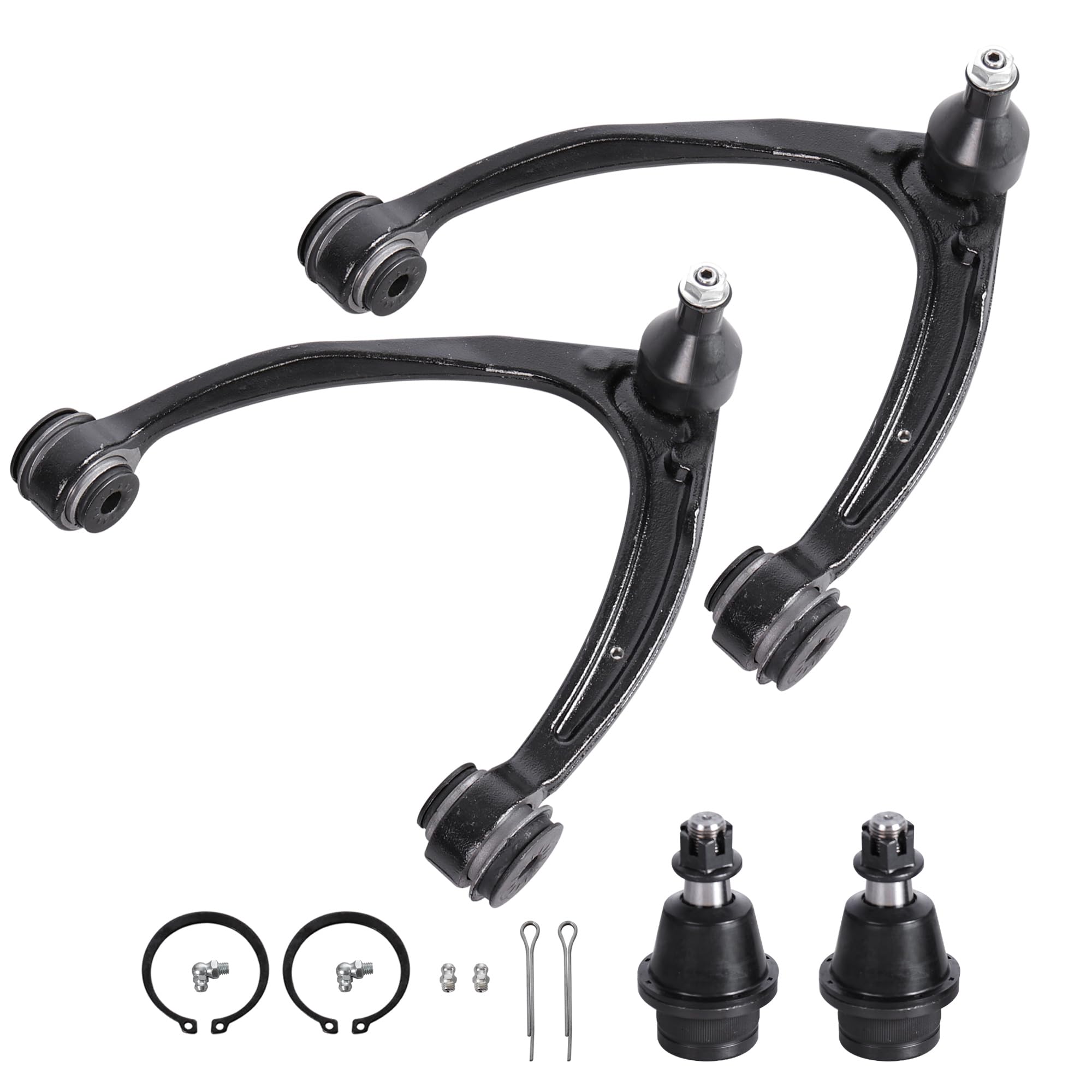 4PCS Front Upper Control Arm and Lower Ball Joint Assembly Compatible ...