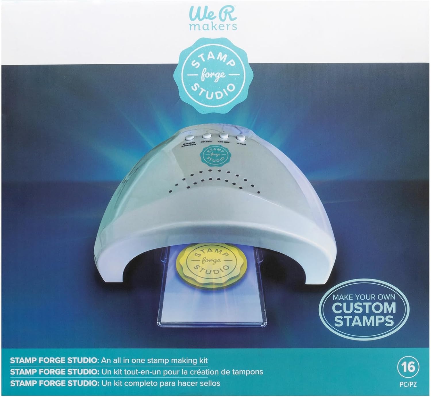 Amazon.com: Custom Stamp Maker Kit: All-in-One by We R Makers : Arts ...