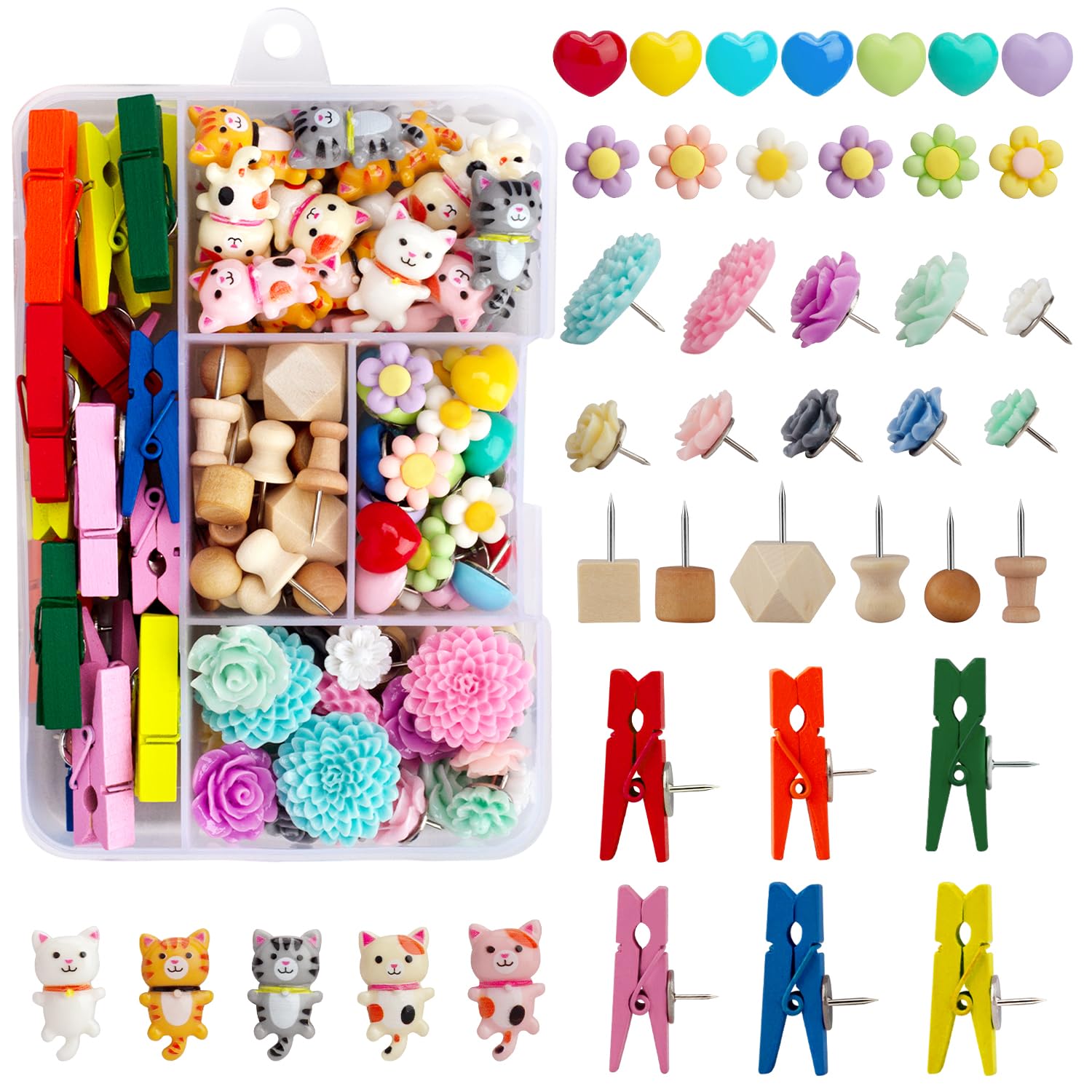 Decorative Push Pins Cute