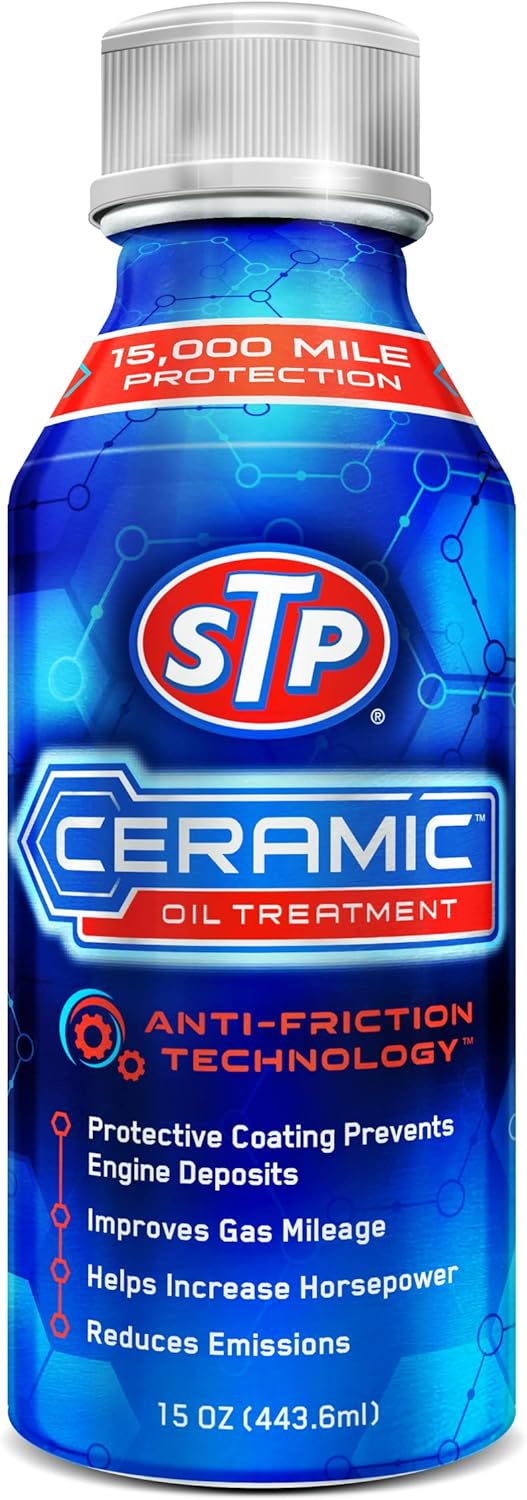Amazon.com: STP Ceramic Oil Treatment, Protective Coating and Anti ...