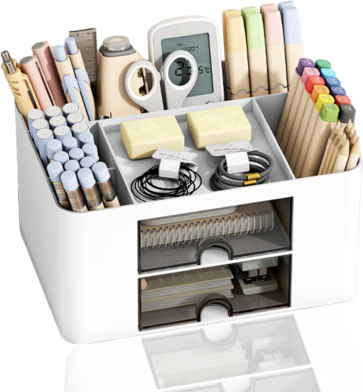 CRAYMART Desk Stationary Organiser, Desk Supplies Organisers with ...