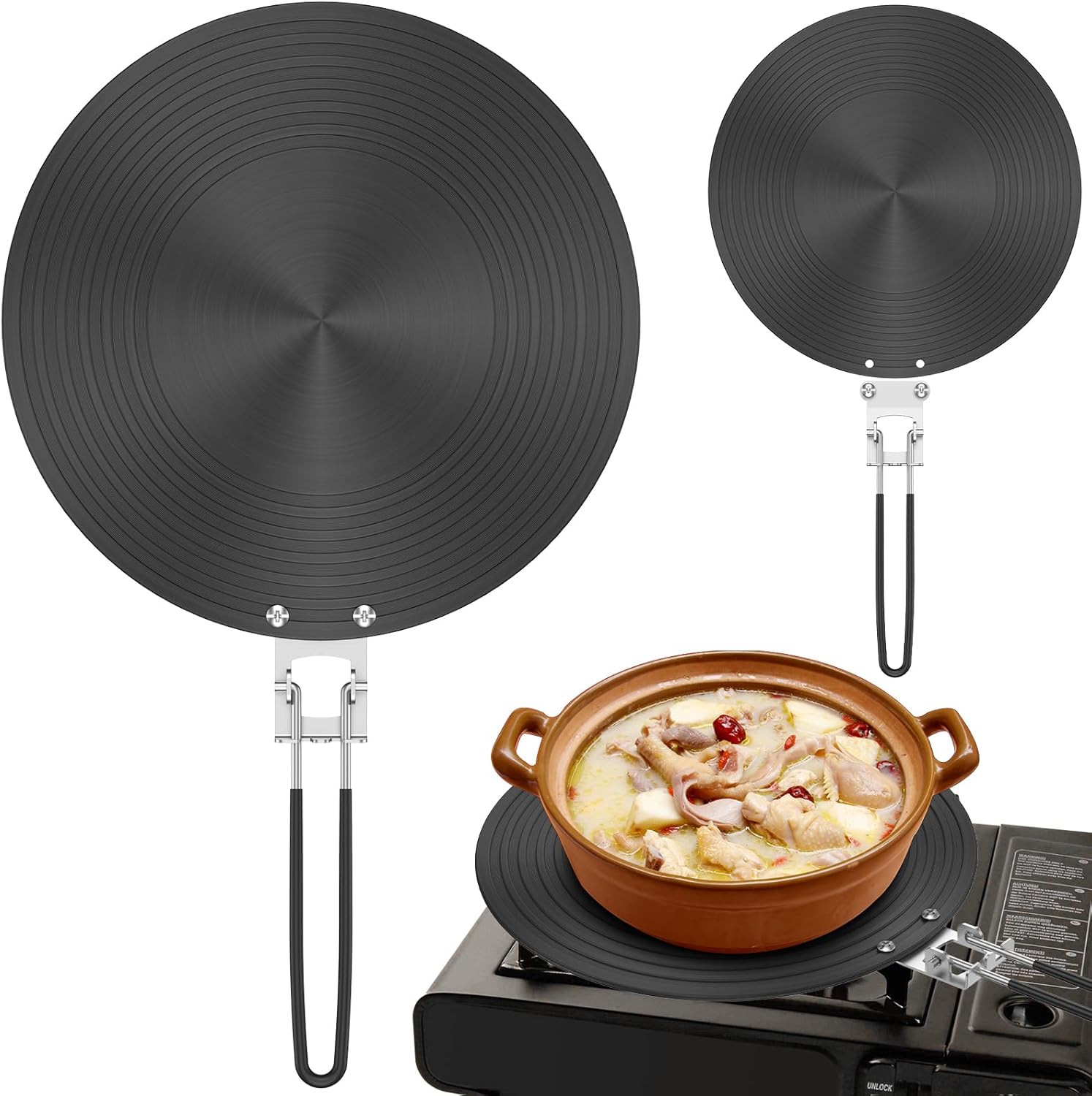 Amazon.com: Heat Diffuser Plate, Aluminum Alloy Heat Conduction Plate ...