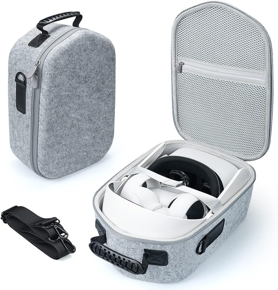Amazon.com: Vimetapro Carrying Case for Quest 2, Hard Bag for Quest 2 ...