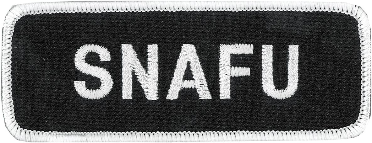 Amazon.com: Hot Leathers Snafu Patch (4" Width x 2" Height) : Automotive