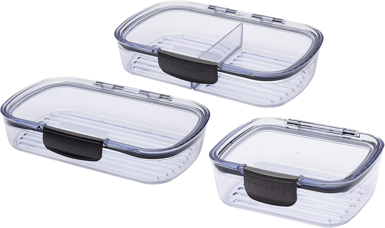 Progressive Prokeeper + Deli Storage Set: Air-Tight Silicone Sealed ...