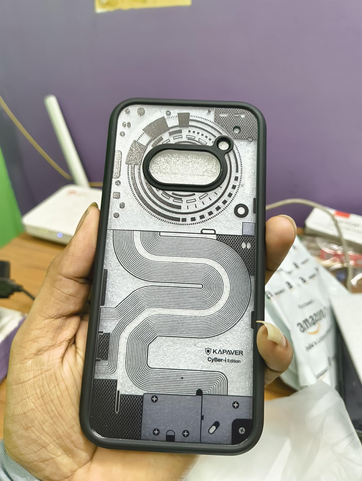 KAPAVER Thermoplastic Polyurethane Impulse Back Cover Case For Nothing ...