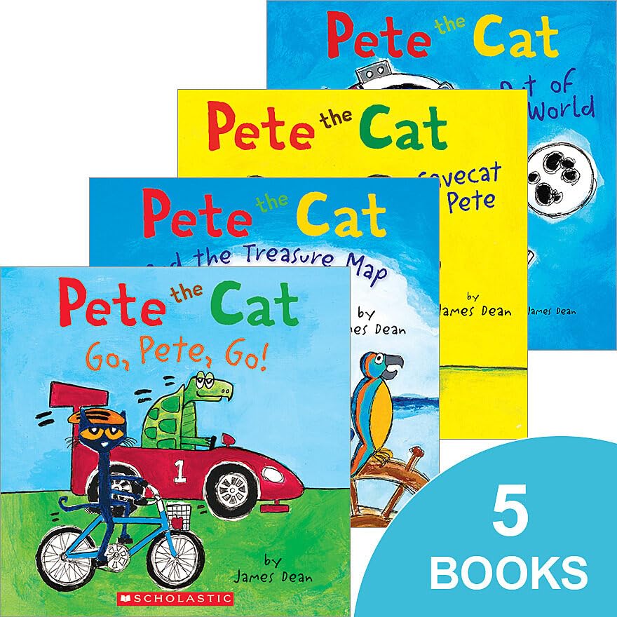 Snapklik.com : Pete The Cat 5 Book Collection Set