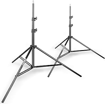 Amazon.com : EMART 8.5 Ft Light Stand for Photography, 2 Pack Portable ...