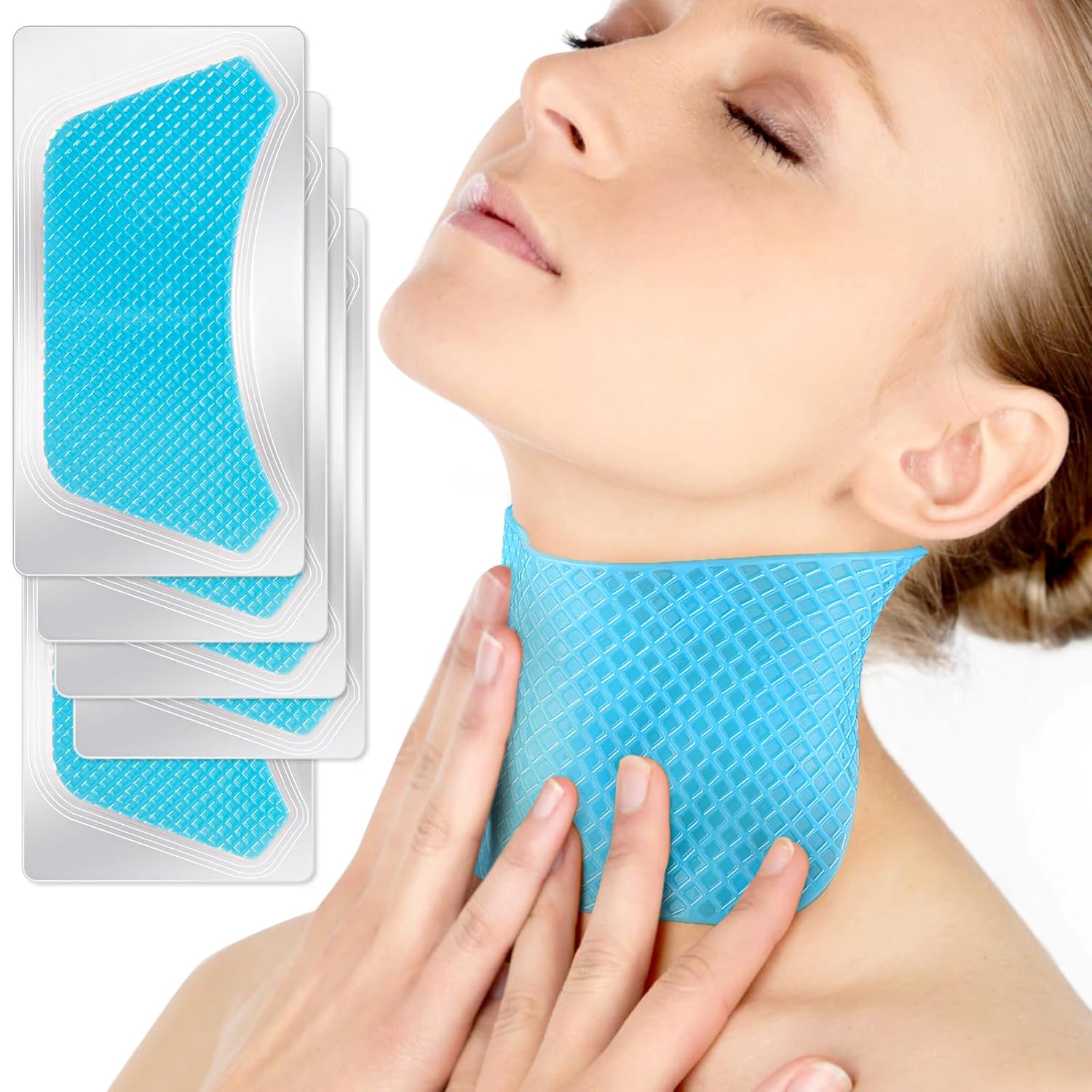 Amazon.com : Neck Wrinkle Patches, 5 PCS Advanced Silicone Anti Wrinkle ...