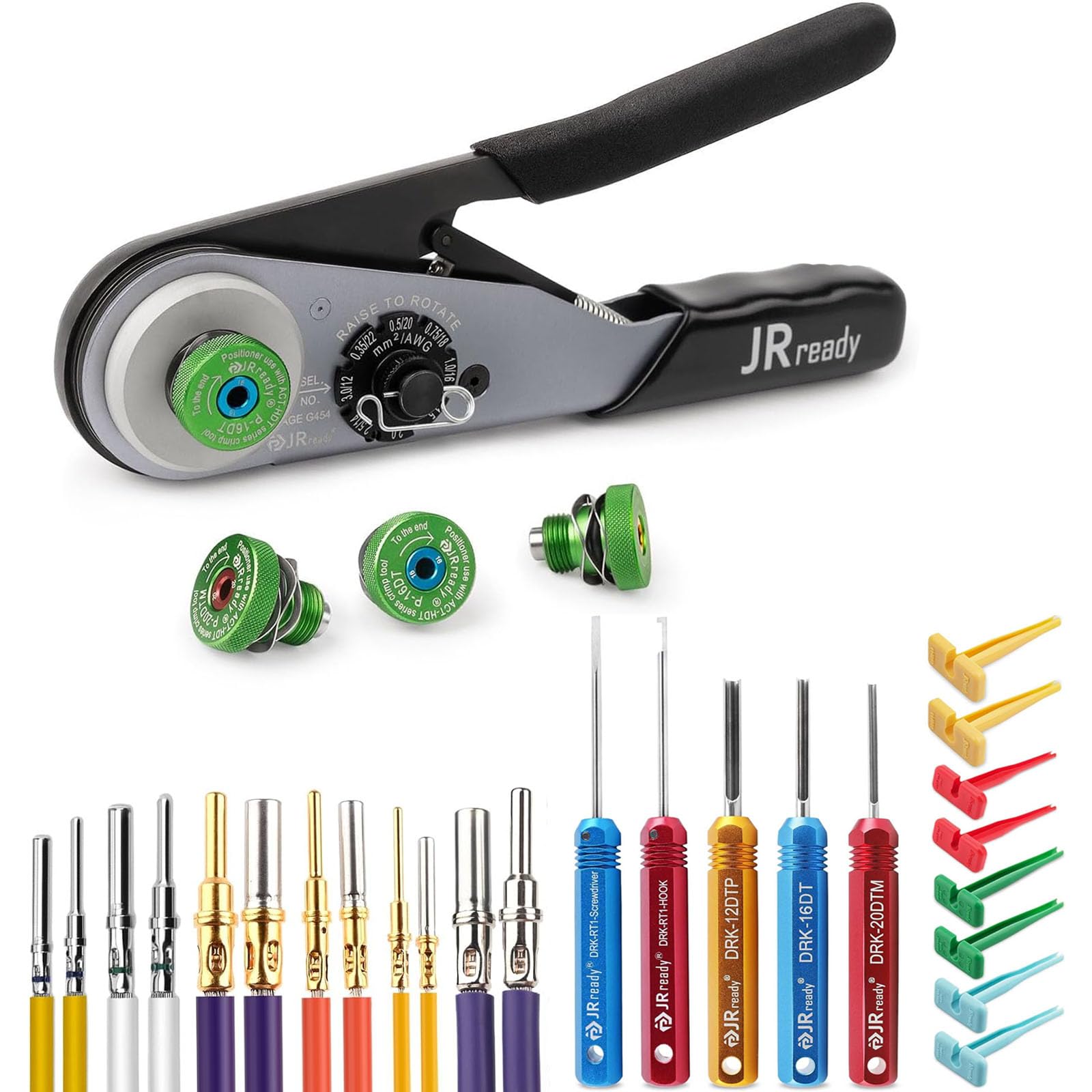 JRready ST5236 Deutsch Pin Extractor Tool for 16#12#20# Solid/Stamped ...