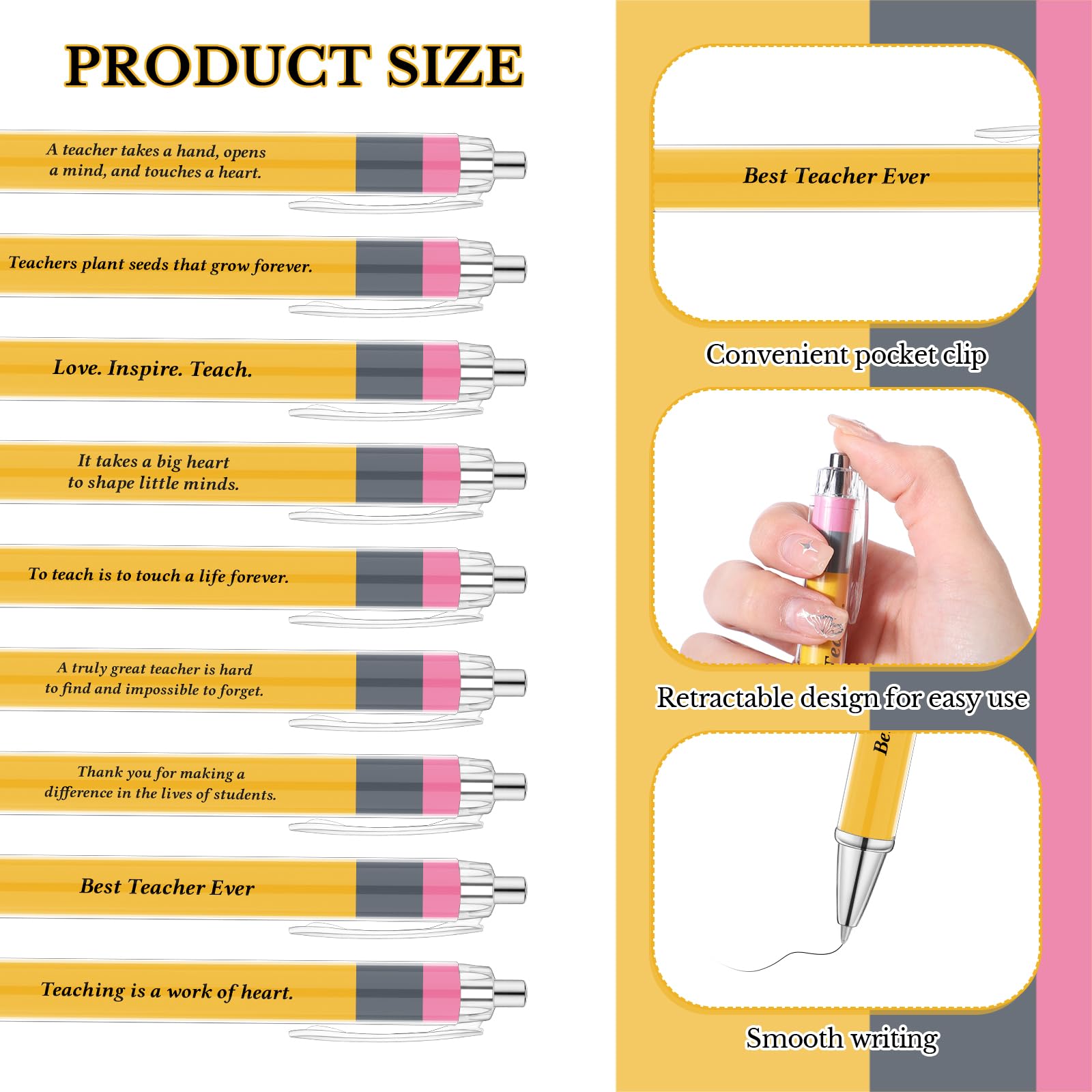 Snapklik.com : Sinload Teachers Pens Bulk Teacher Appreciation Gifts ...