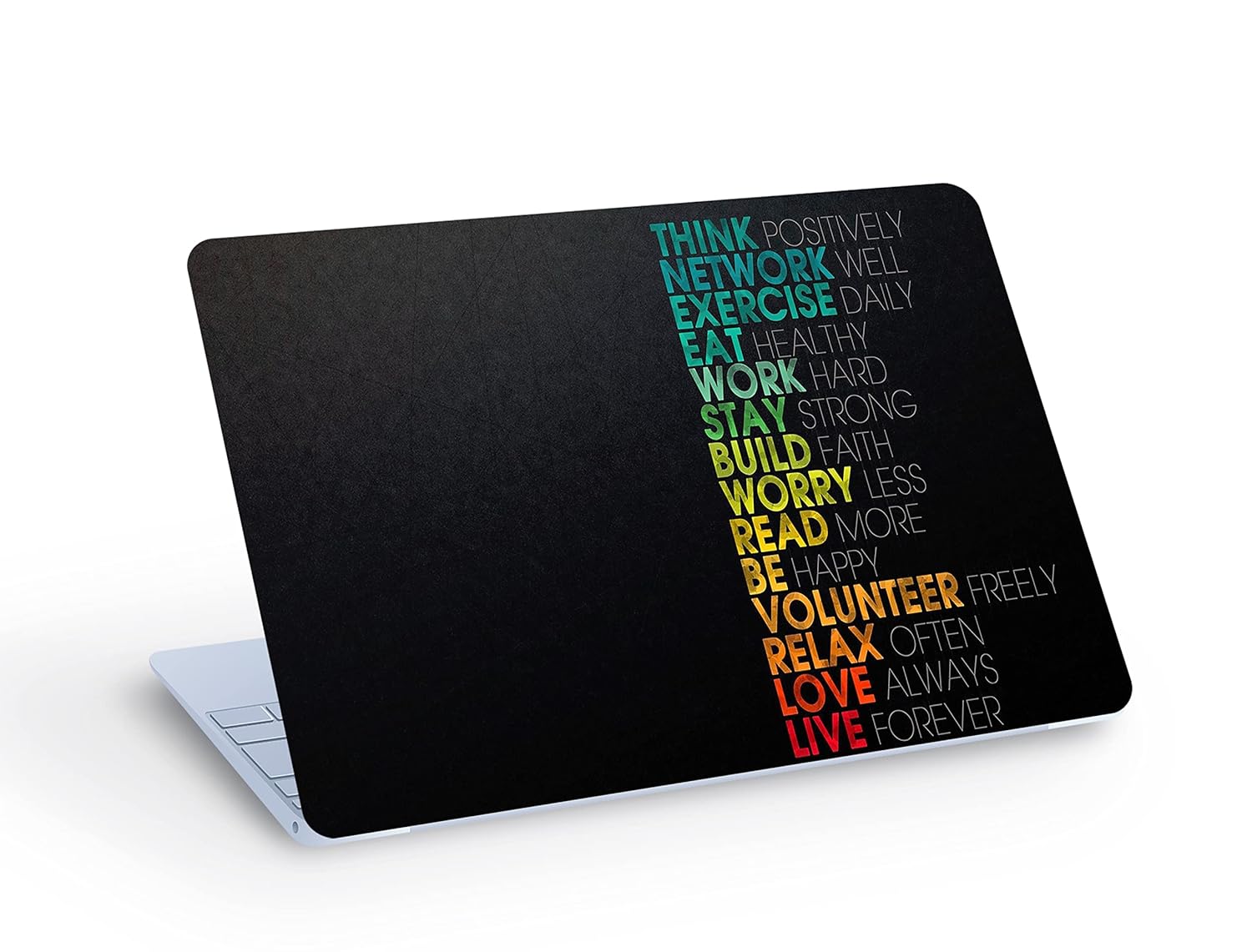PRINTHUBS Motivational Quotes Laptop Skin Decal Sticker for Dell, HP ...