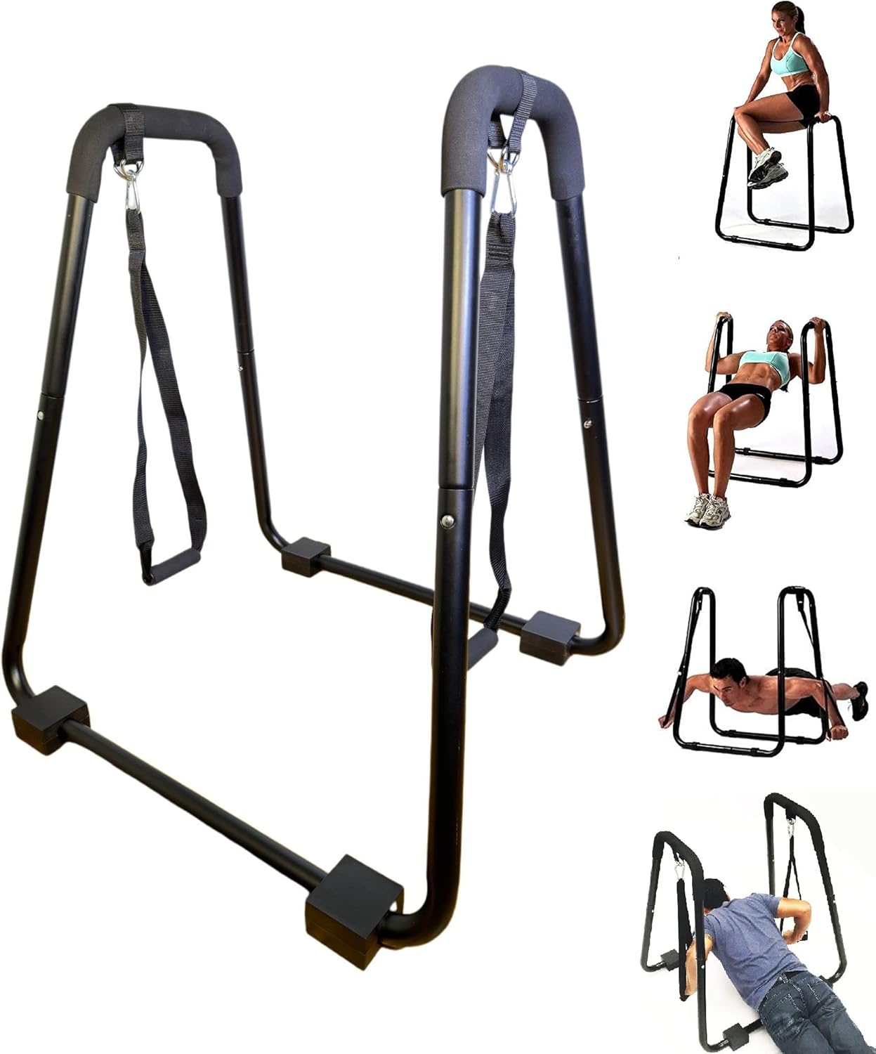Amazon.com : Iron Bar Dip Stand Station, Ultimate Body Bar Press Dip ...