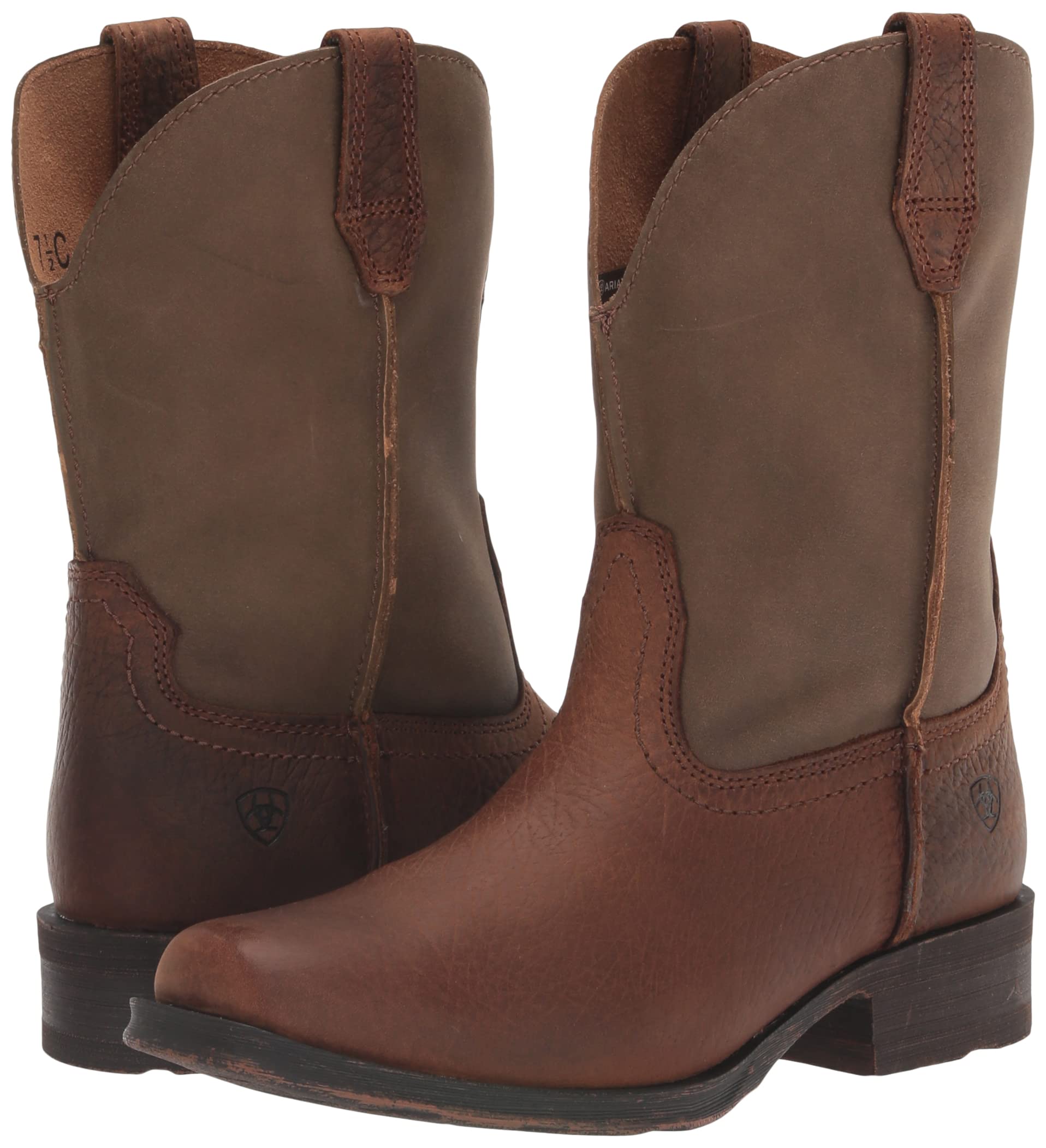 Ariat Women's Rambler_W_Foo Western Boot, Brown Bomber, 8 Wide