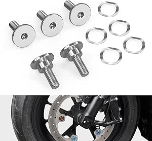 Amazon.com: NICECNC Front Brake Rotor Disc Hardware Bolts Kit Titanium ...