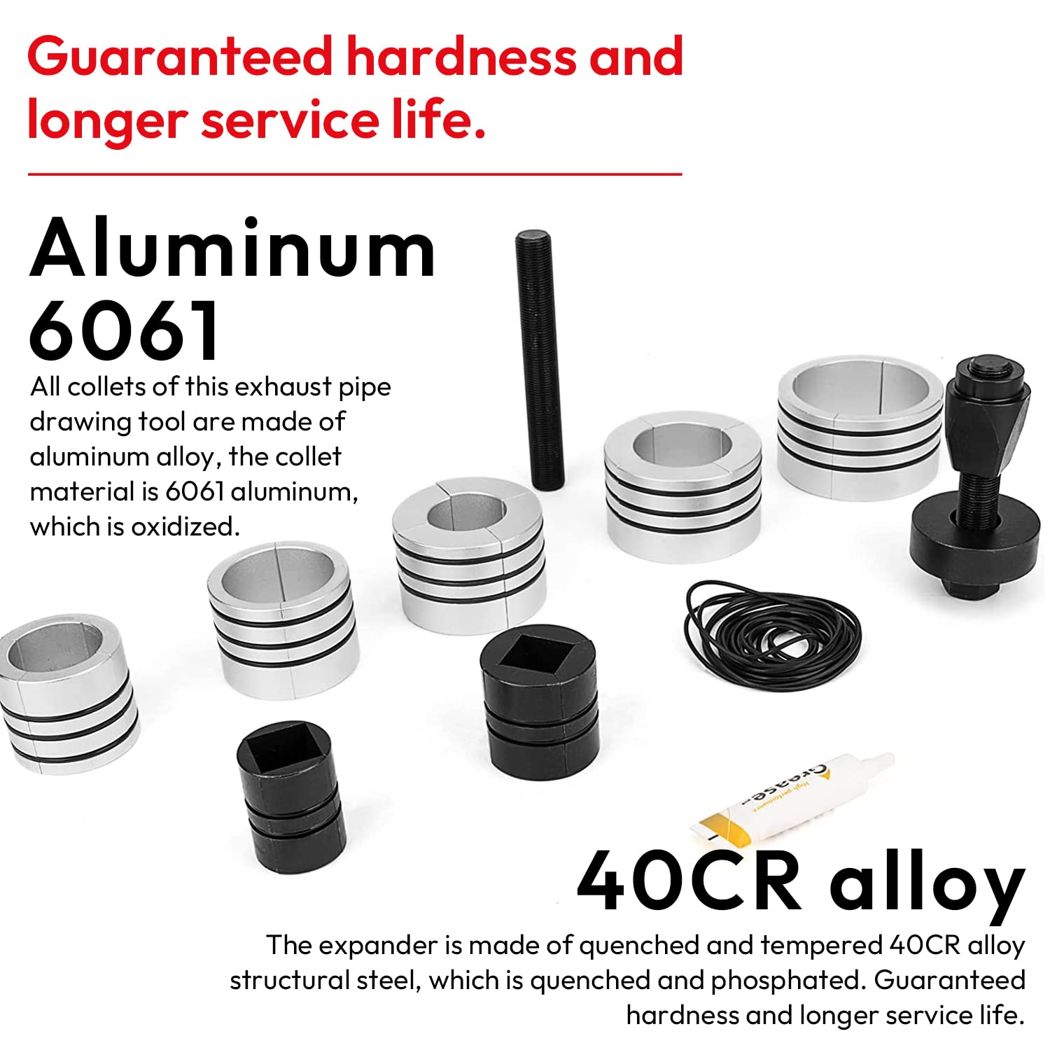 Hydraulic Exhaust Pipe Expander, 1-5/8 To 4-1/4 Size, 10 T, 46% OFF