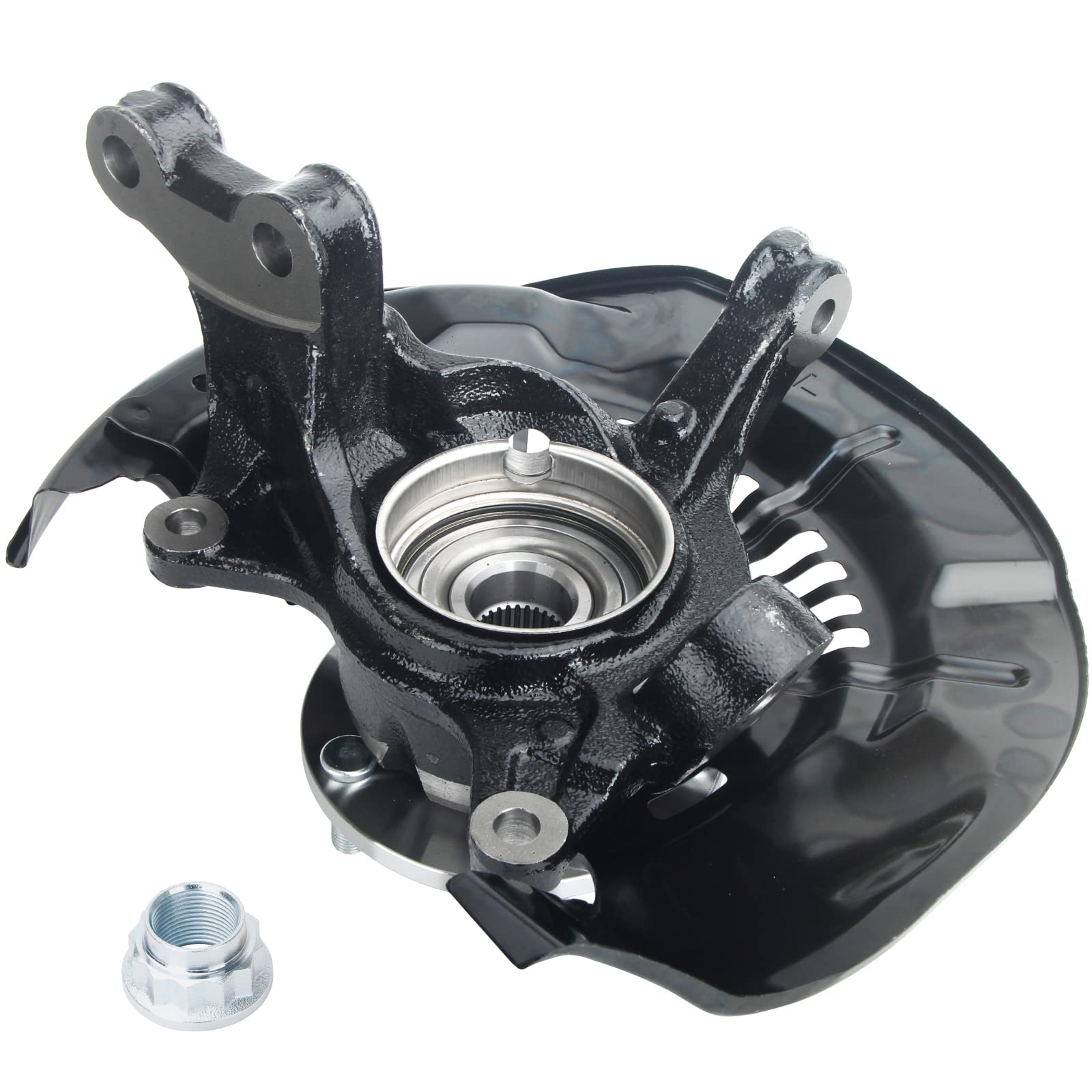 DOSKJOK Steering Knuckle Wheel Hub Bearing Assembly Front Right ...