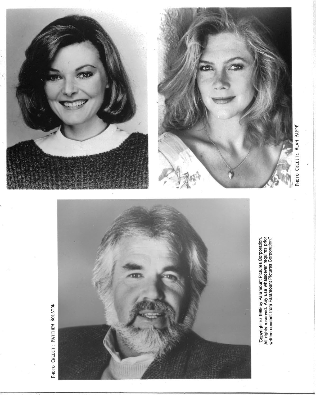 Jane Curtin Kathleen Turner Kenny Rogers Original 8x10 Photo J3988 at ...