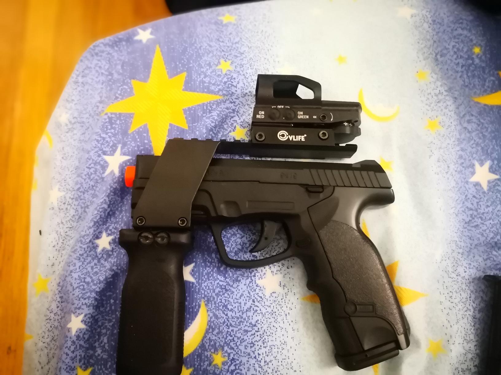 Amazon.com : Very100 Tactical Dual Rail Scope Mount Universal Pistol ...